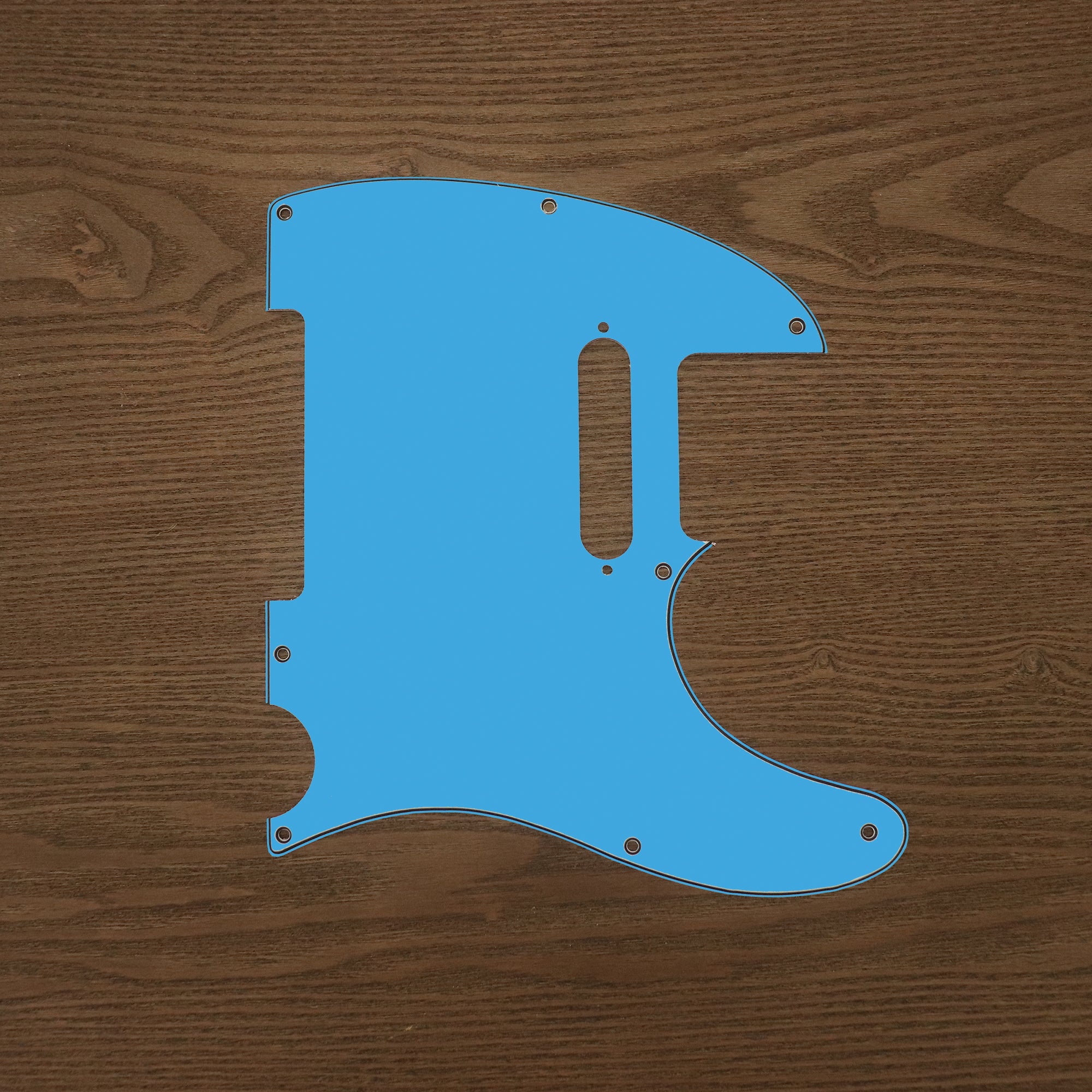 Electric Miami Blue-Solid Tele Pickguard by Carmedon